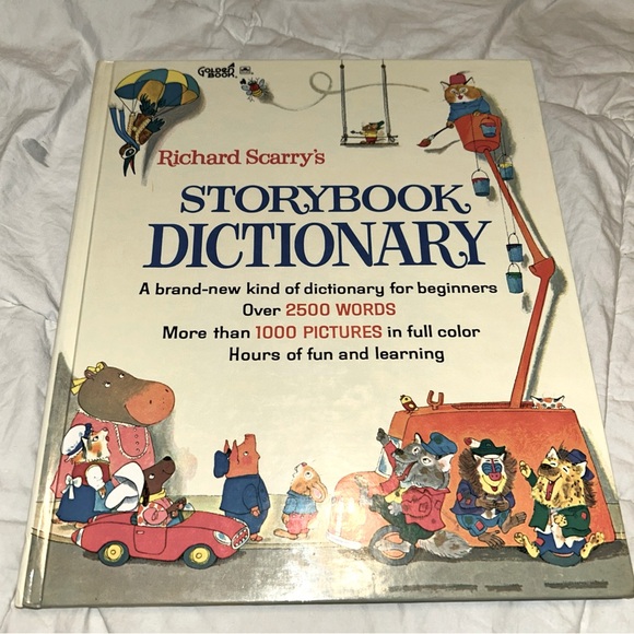 Western Publishing Co | Toys | Richard Scarrys Storybook Dictionary 966 ...